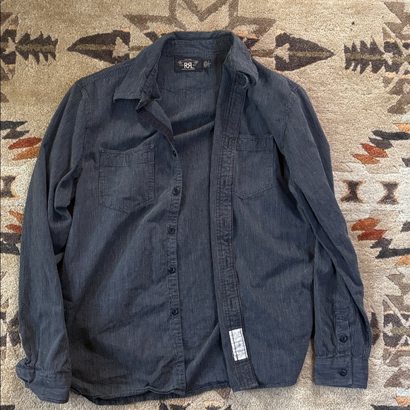 Ralph Lauren Double RL | Shirts | Ralph Lauren Rrl Striped Shirt Work ...